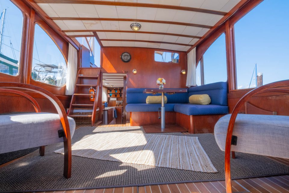1958 Monk Triple Deck Cruiser 41 - Calibre Yacht Sales
